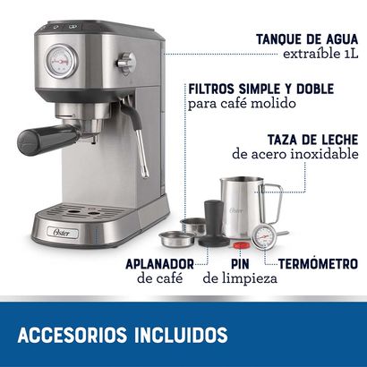 Cafetera compacta de espresso Oster® BVSTEM7200 - Oster